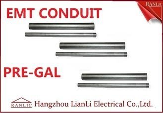 White Galvanized Electrical Conduit 1 inch EMT Conduit ERW Welded supplier