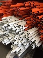 1/2&quot; 3/4&quot; PVC Coated Rigid Electrical Conduit Pipe 3.05M in Green , Orange supplier