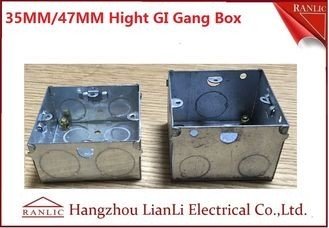 3&quot;*6&quot; Metal Electrical Gang Box BS4662 Hot Dip Galvanized Coil With Adjustable Ring supplier